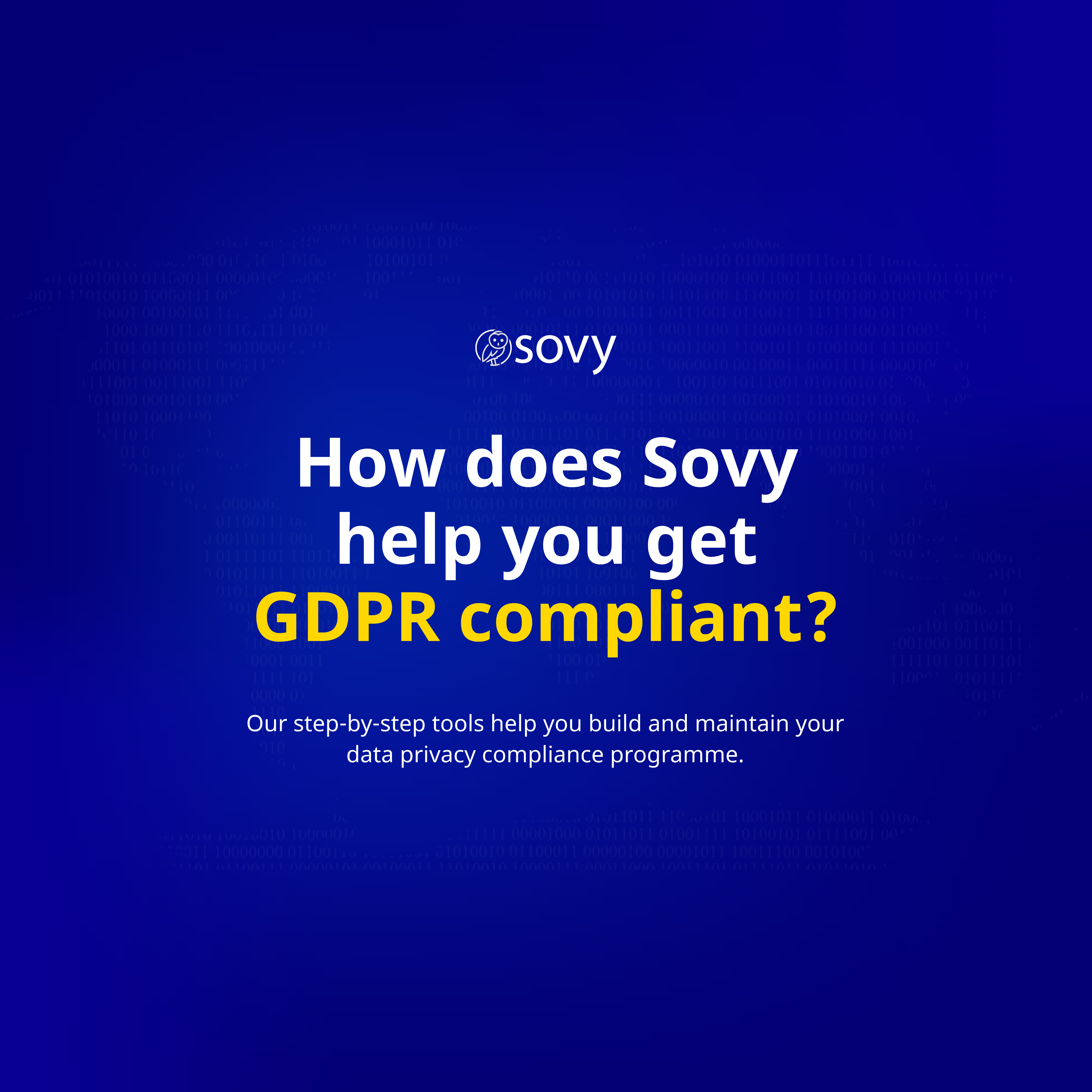 GDPR Compliance Software and Solutions | Sovy